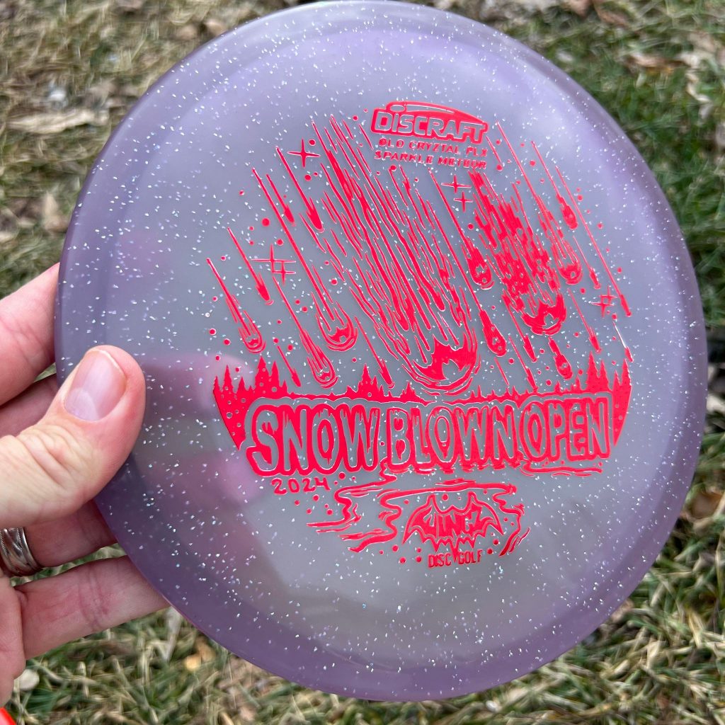 Purple Discraft GLO Cryztal FLX Sparkle Meteor 176+ GLOWS IN THE DARK ...